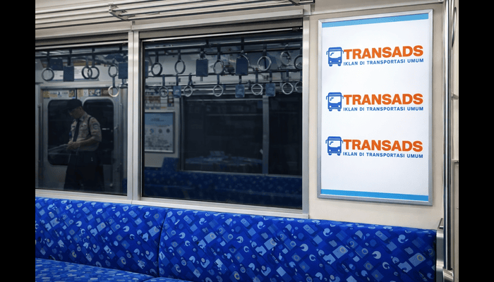 Kereta KCI Wall Branding - Iklan di Transportasi Umum