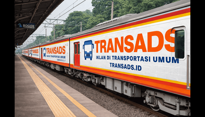 Kereta KCI Body Branding - Iklan di Transportasi Umum