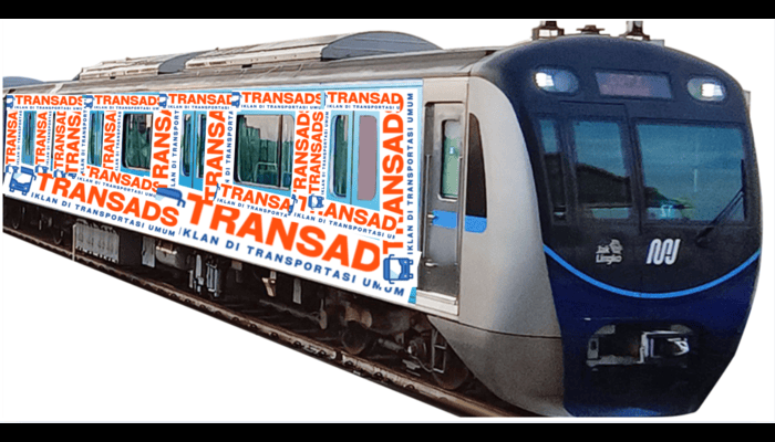 MRT Branding - Eksternal TRAIN WRAP - Iklan di Transportasi Umum